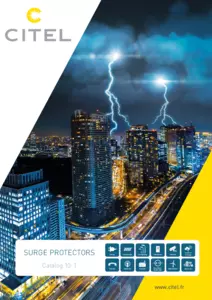 New General Catalog!, CITEL Surge Protection